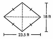 The image contains a diagram of a kite with | StudyX