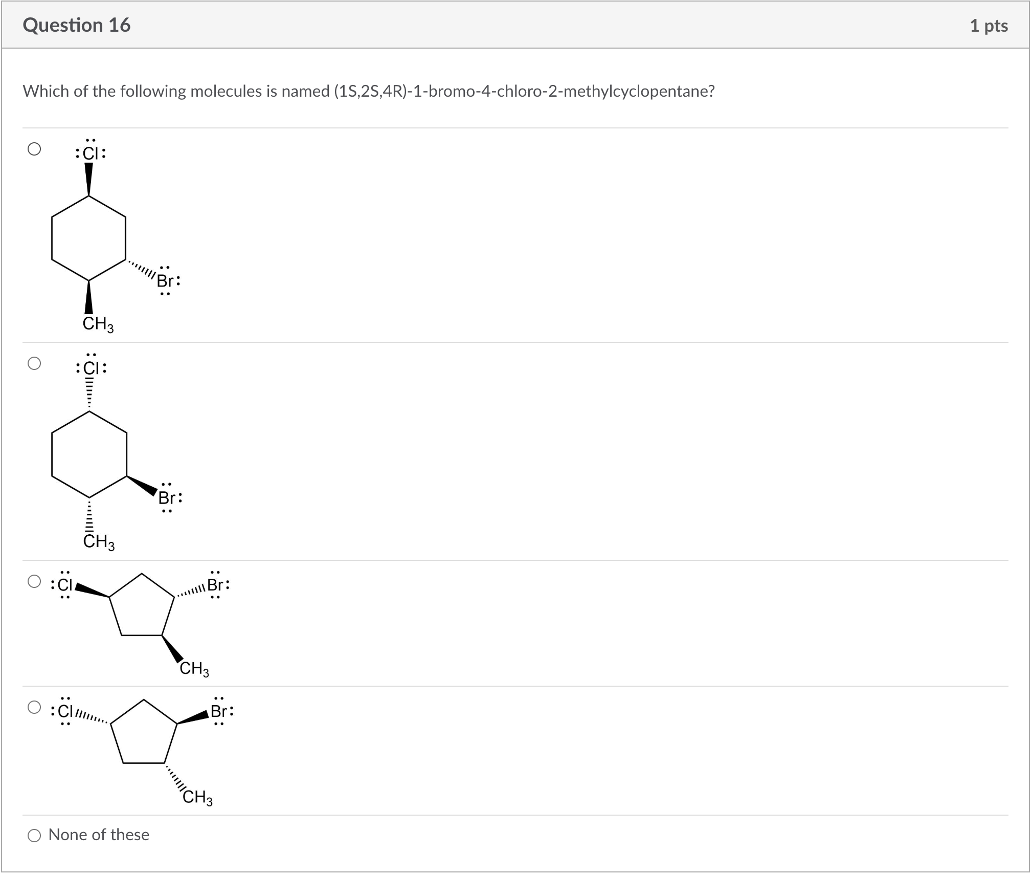 Which of the following molecules is named | StudyX