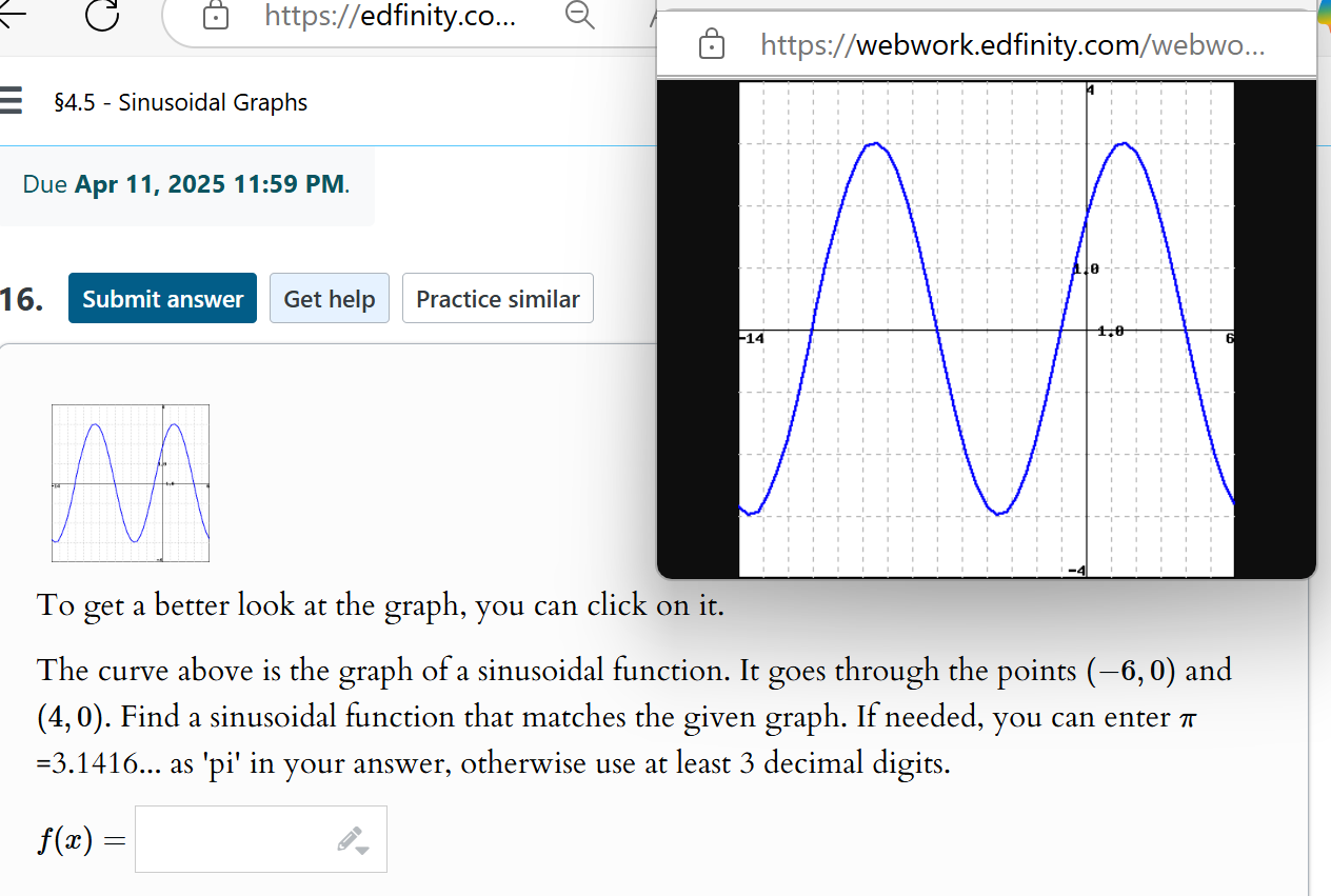 To get a better look at the graph, you can | StudyX
