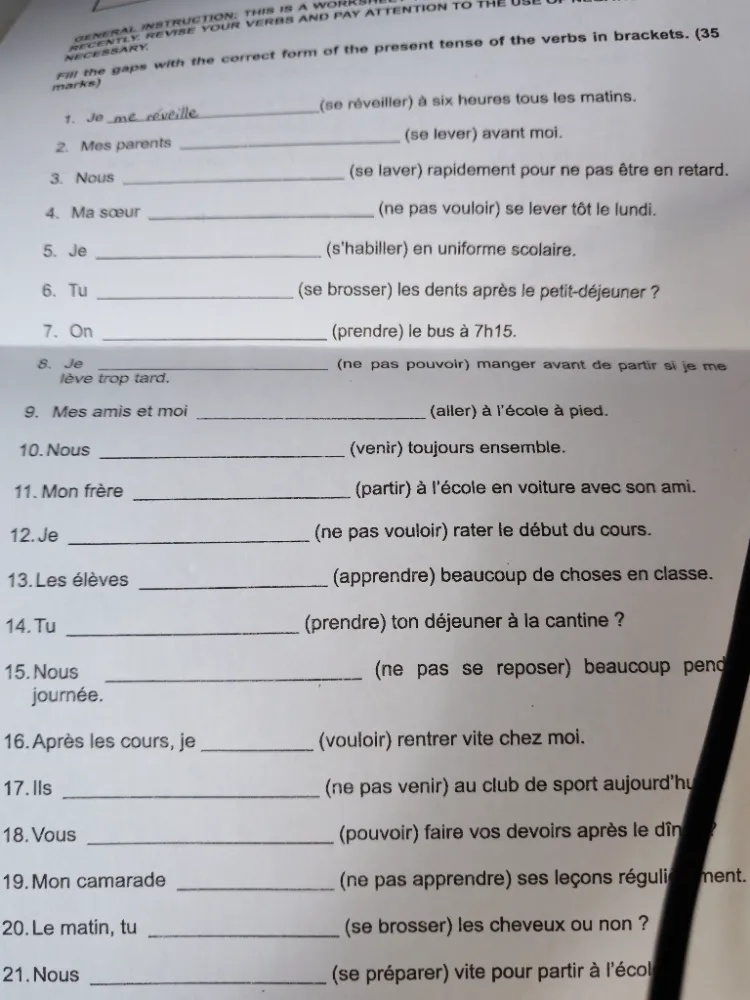 Fill the gaps with the correct form of the | StudyX