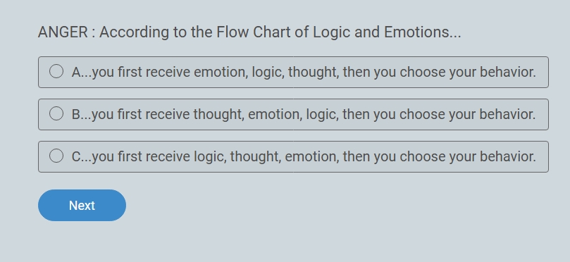 ANGER: According to the Flow Chart of Logic | StudyX