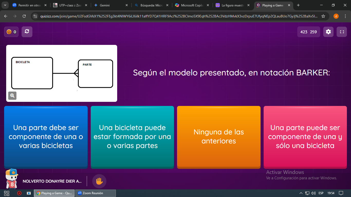 Según el modelo presentado, en notación | StudyX
