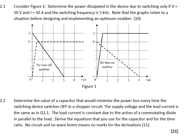 2.1 Consider Figure 1: Determine the power | StudyX