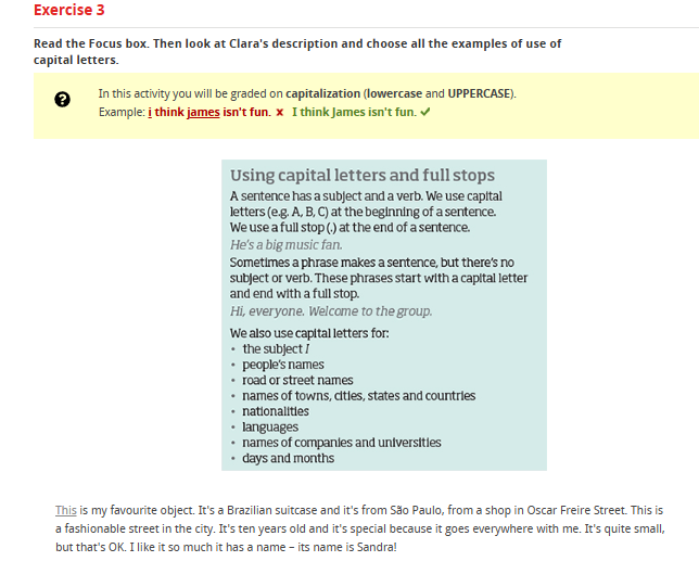 Exercise 3 Read the Focus box. Then look at | StudyX