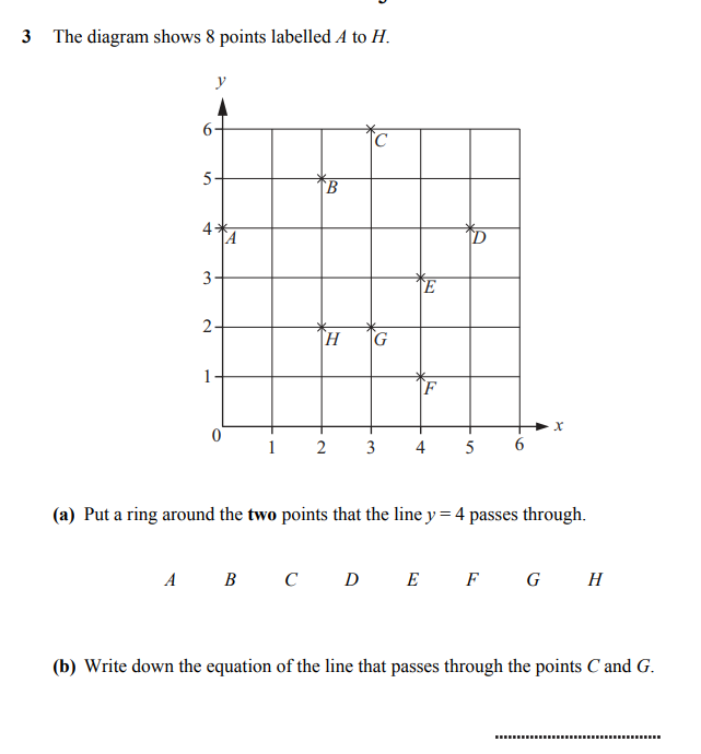 The diagram shows 8 points labelled A to H. | StudyX