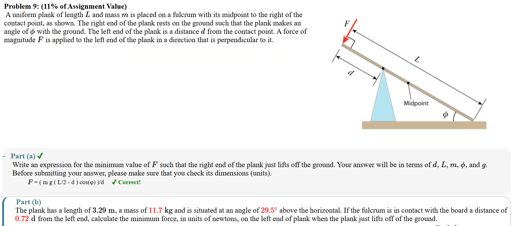 Problem 9: (11% of Assignment Value) A | StudyX