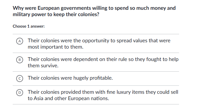 Why were European governments willing to | StudyX
