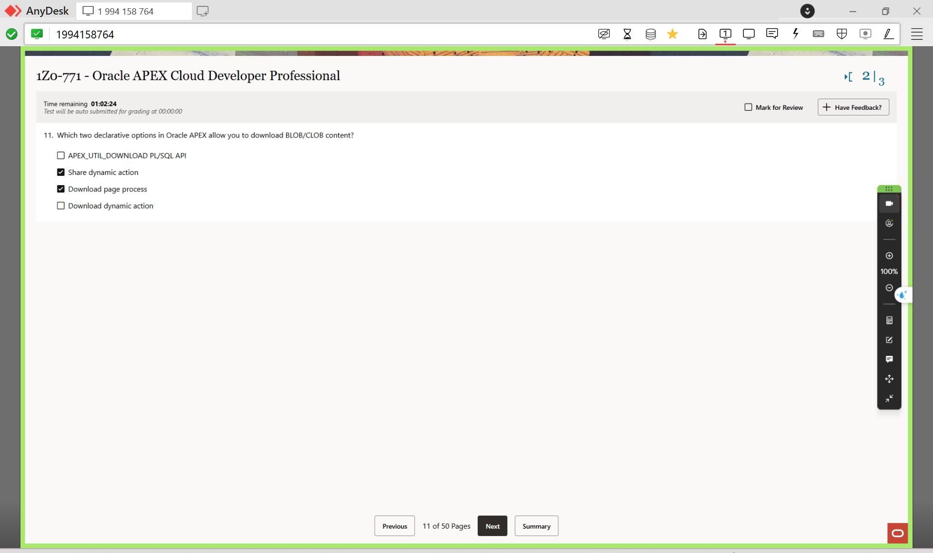 11. Which two declarative options in Oracle | StudyX