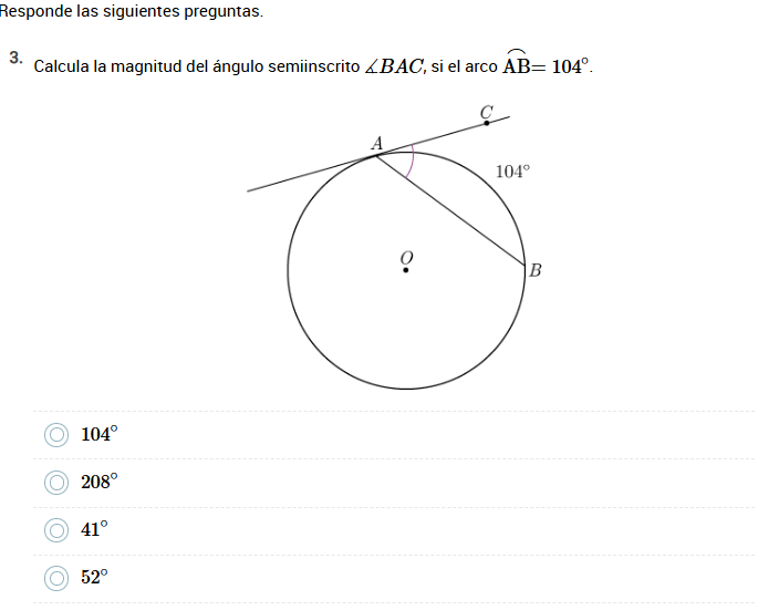 3. Calcula la magnitud del ángulo | StudyX