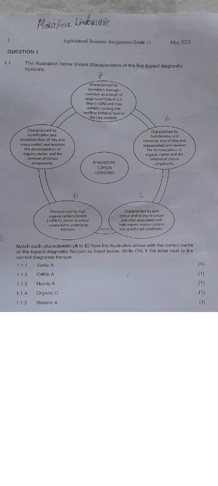 The illustration below shows characteristics | StudyX