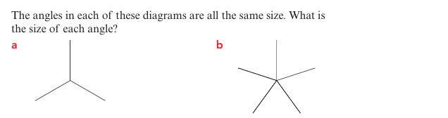 The angles in each of these diagrams are all | StudyX