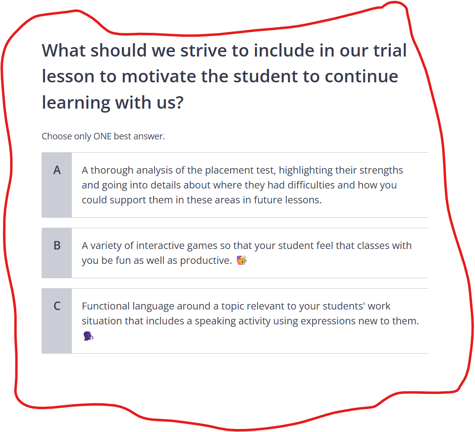 What should we strive to include in our | StudyX