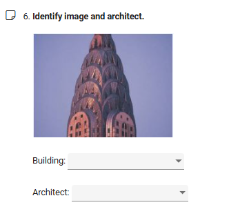 6. Identify image and architect. Building: | StudyX