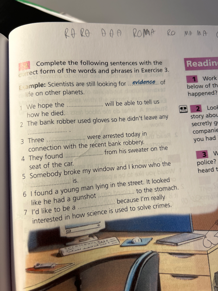 Complete the following sentences with the | StudyX