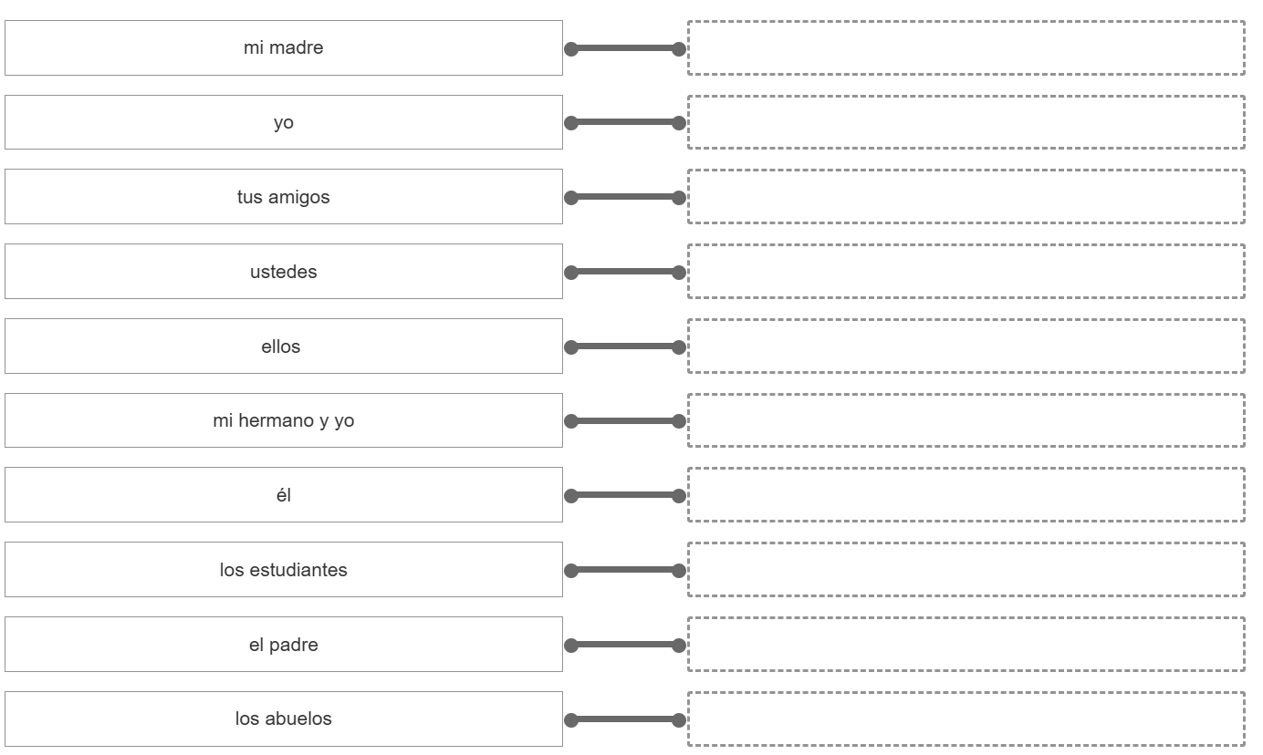 Match the forms of Tener with the | StudyX
