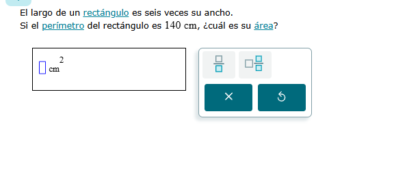 El largo de un rectángulo es seis veces su | StudyX