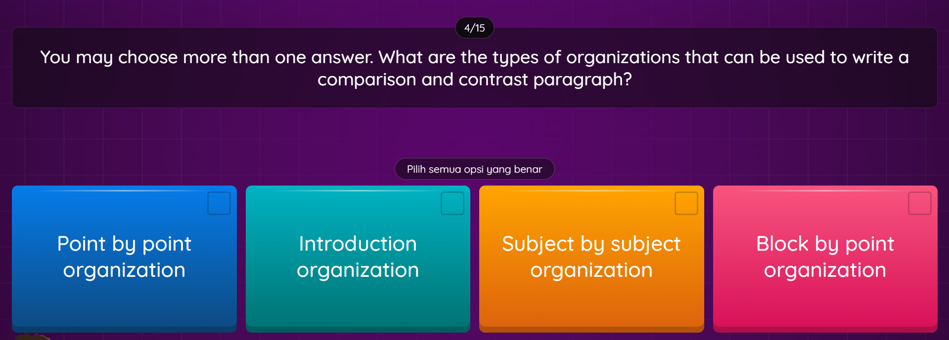You may choose more than one answer. What | StudyX