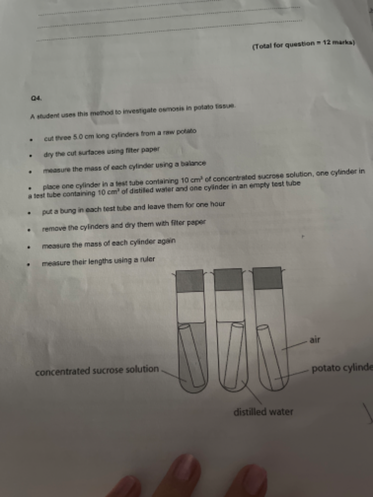 Q4. A student uses this method to