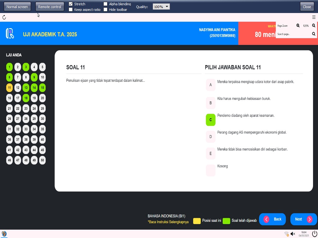 SOAL 11 Penulisan ejaan yang tidak tepat | StudyX