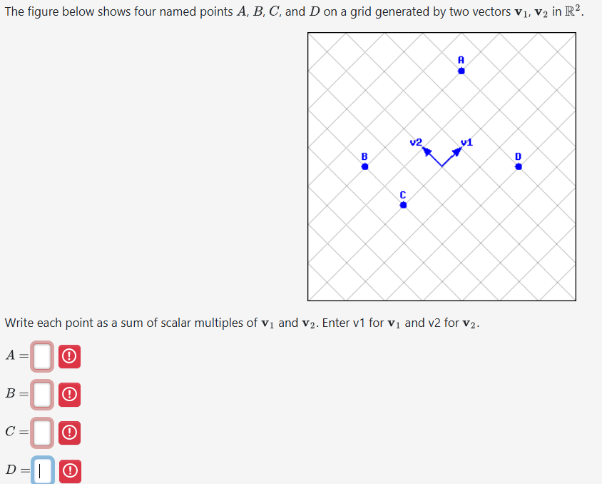 The figure below shows four named points $A, | StudyX