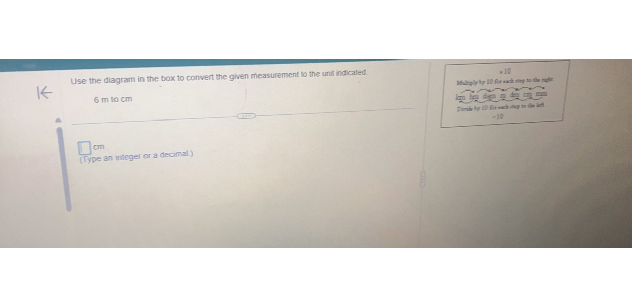Use the diagram in the box to convert the | StudyX