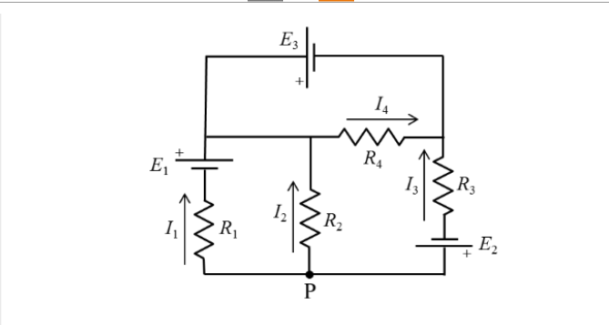 Derive the Kirchhoff's loop rule for the | StudyX