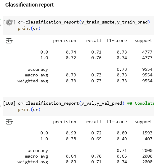 Classification report [107] | StudyX
