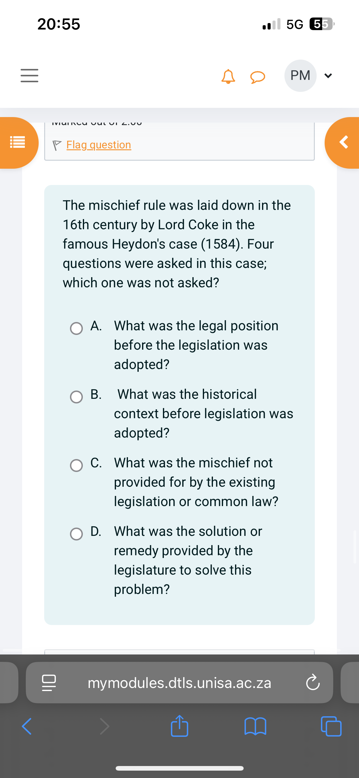 The mischief rule was laid down in the 16th | StudyX