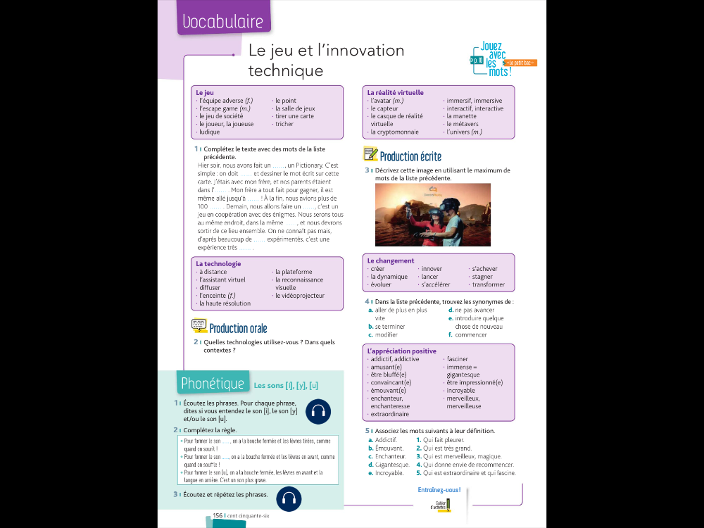 1 Complétez le texte avec des mots de la | StudyX