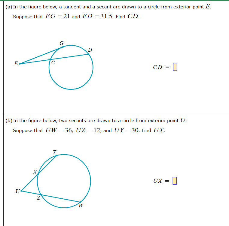 (a) In the figure below, a tangent and a | StudyX