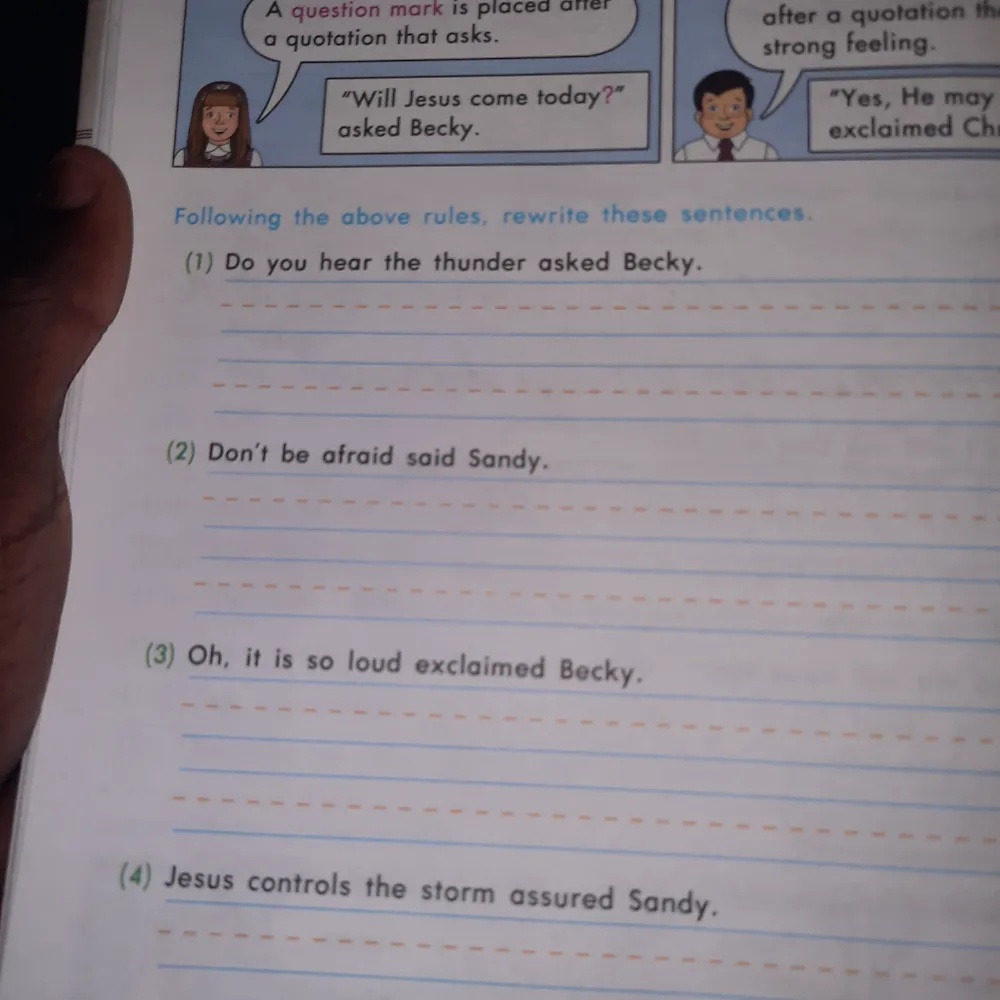 Following the above rules, rewrite these | StudyX