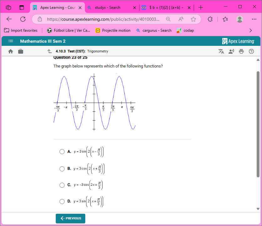 The graph below represents which of the | StudyX