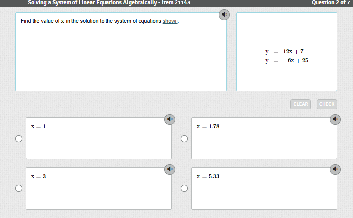 Find the value of x in the solution to the | StudyX
