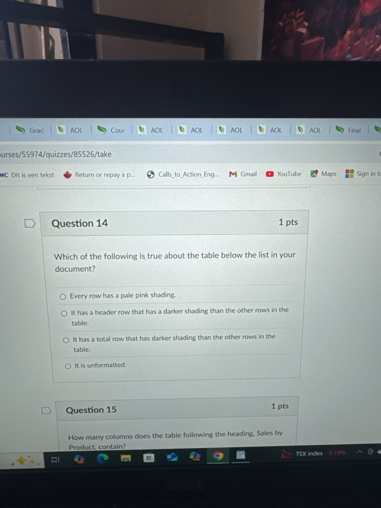 Question 14 Which of the following is true | StudyX