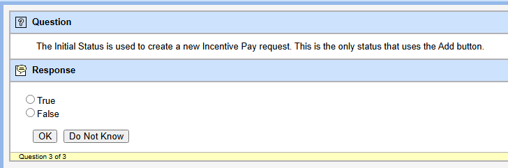 The Initial Status is used to create a new | StudyX