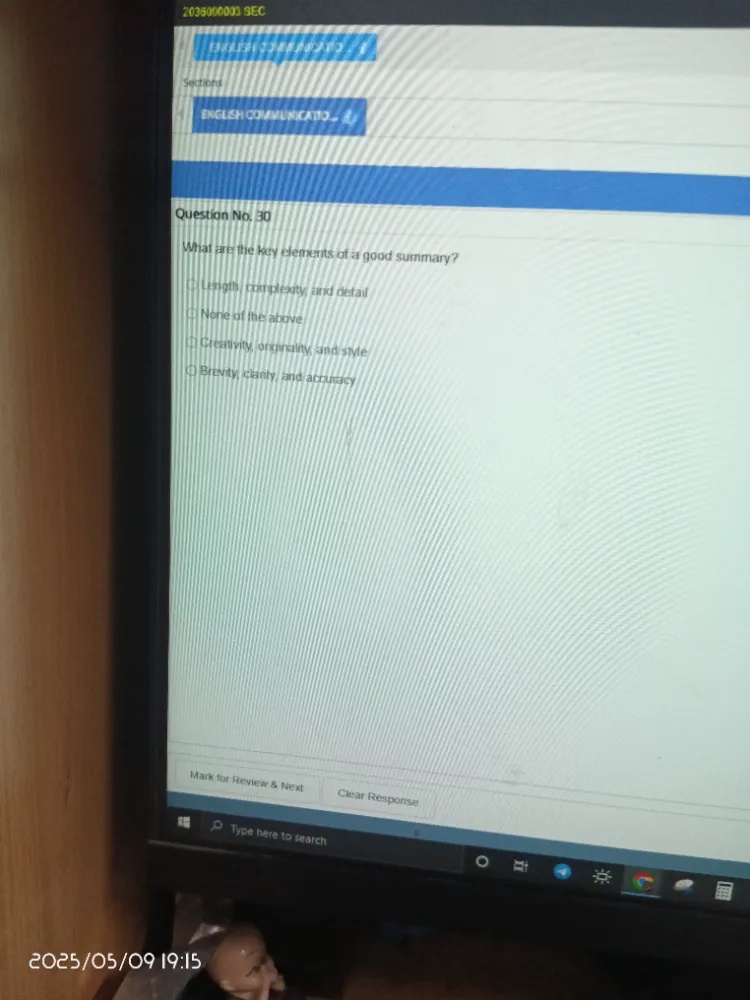 Question No. 30 What are the key elements | StudyX