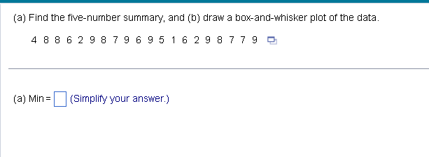 (a) Find the five-number summary, and (b) | StudyX