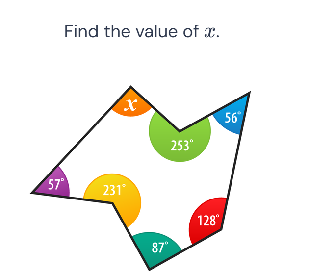Find the value of $x$. The image shows a | StudyX