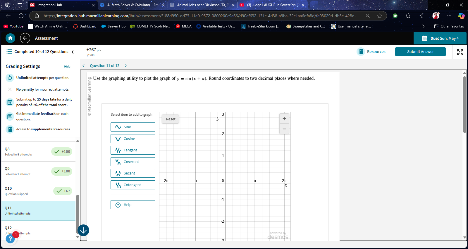 Use the graphing utility to plot the graph | StudyX