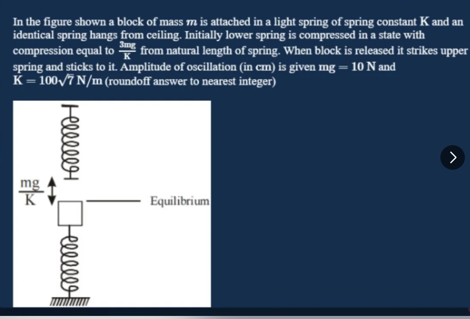 In the figure shown a block of mass $m$ is | StudyX