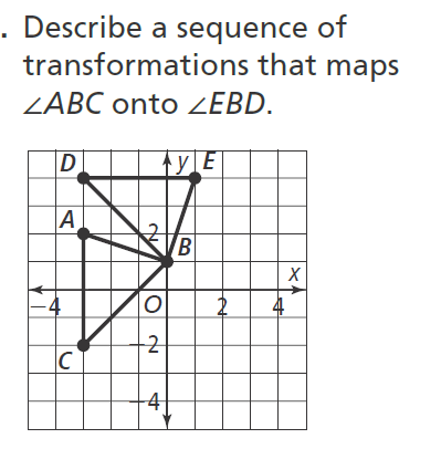 Describe a sequence of transformations that | StudyX