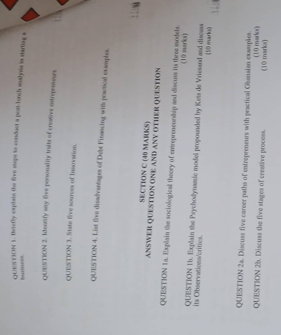 QUESTION 1. Briefly explain the five steps | StudyX