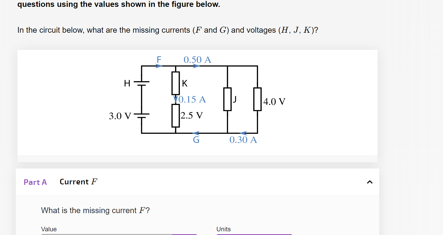 questions using the values shown in the | StudyX