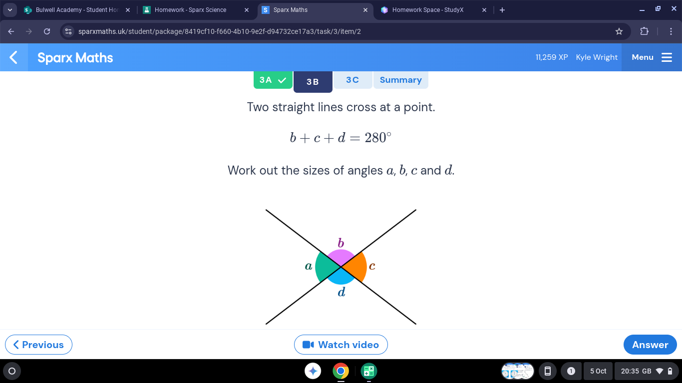 Bulwell Academy Student Hor Homework Sparx | StudyX