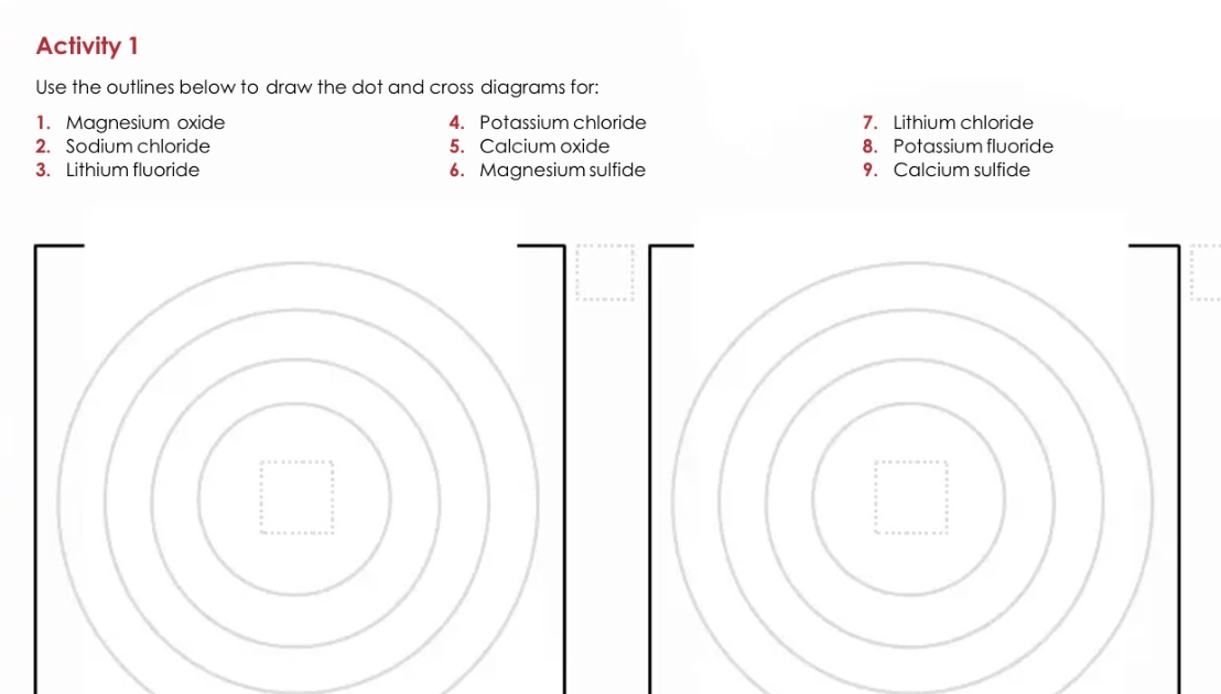 Activity 1 Use the outlines below to draw the | StudyX
