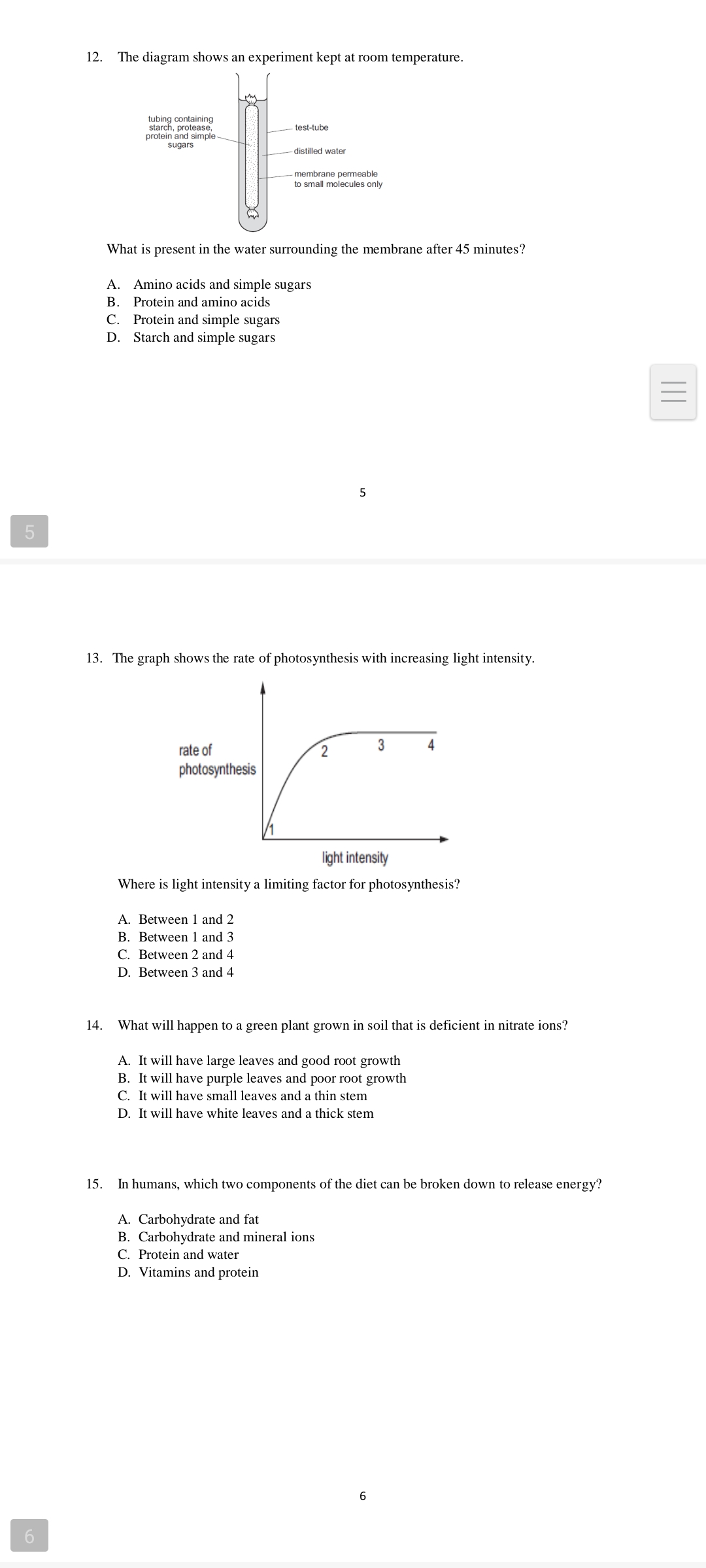 12 The diagram shows an experiment kept at | StudyX