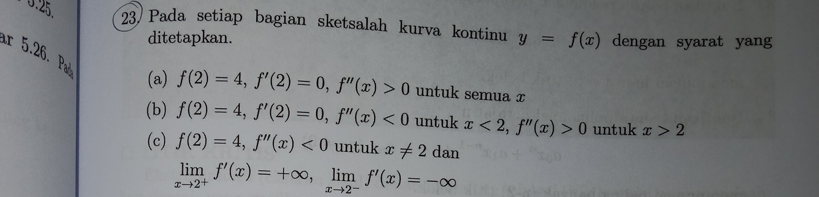 23 Pada setiap bagian sketsalah kurva kontinu | StudyX