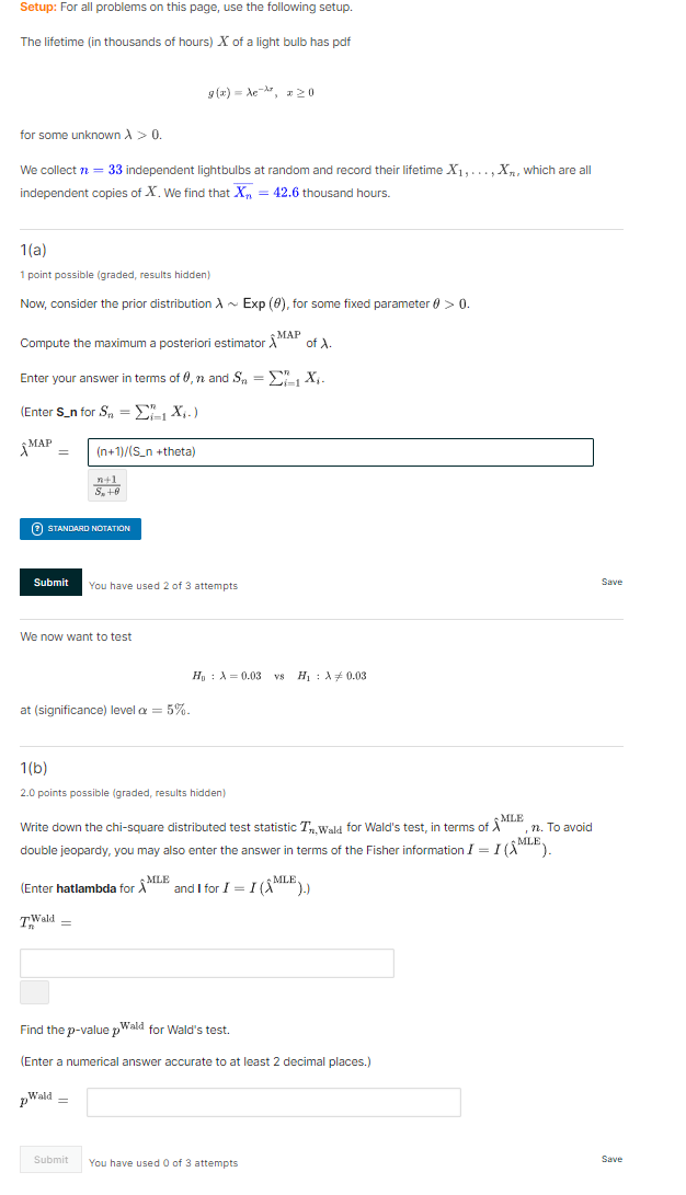 Setup For all problems on this page use the | StudyX