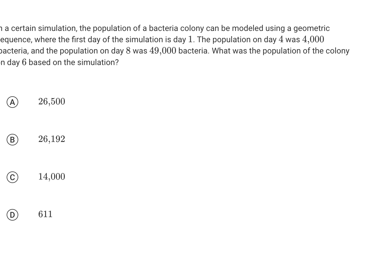 a certain simulation the population of a | StudyX