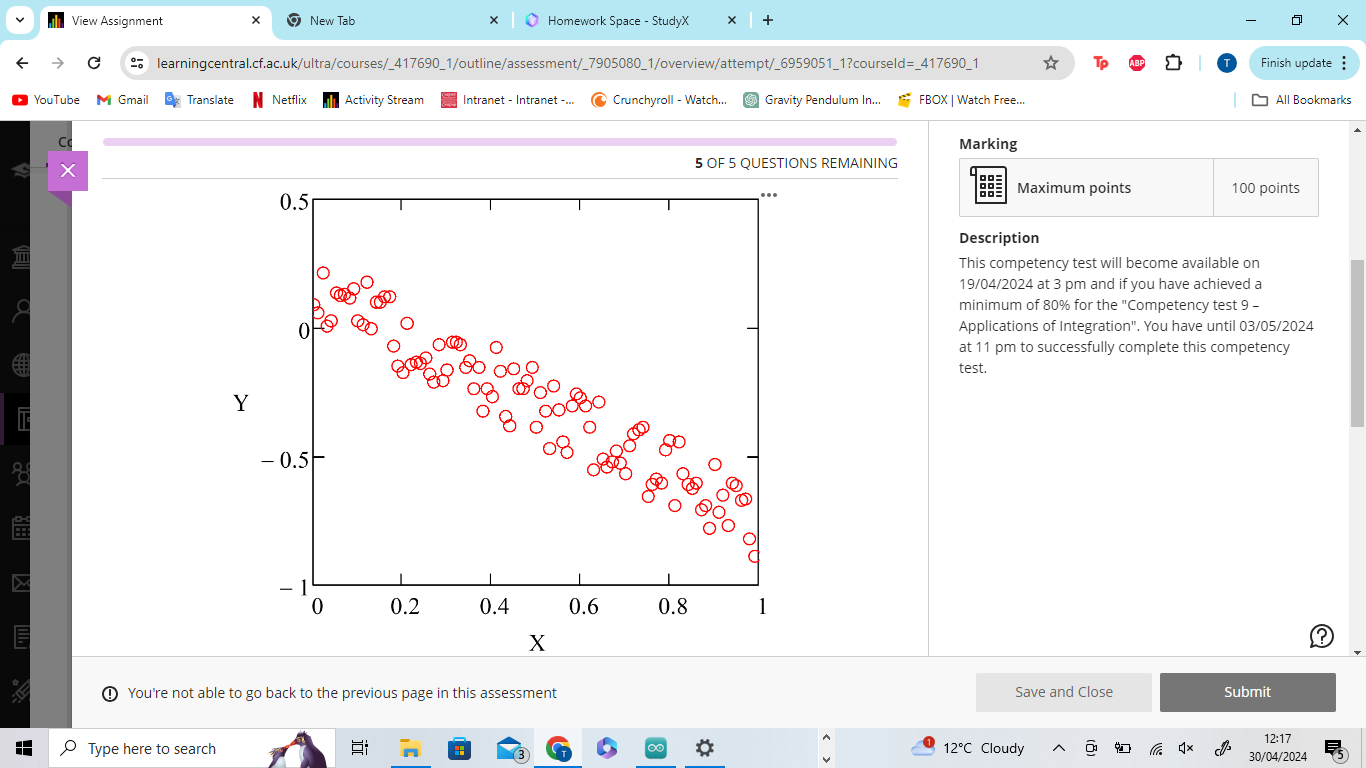 There are measurements of two quantities X | StudyX